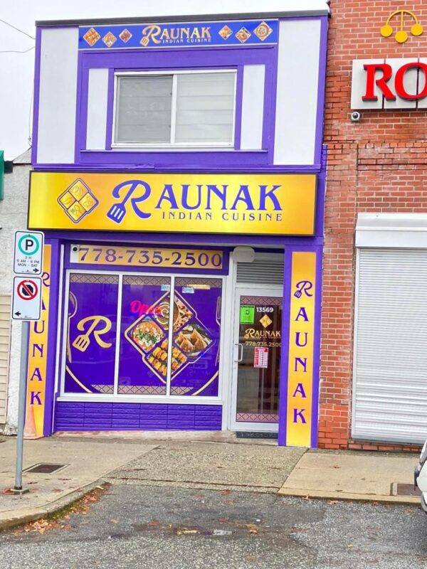 Menu – Raunak Indian Cuisine